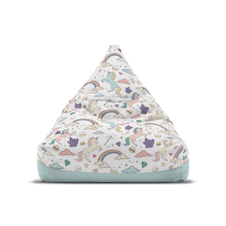 Bean Bag Chair Unicorn Bean Bag Girls Pastel Furniture Neutral - Etsy