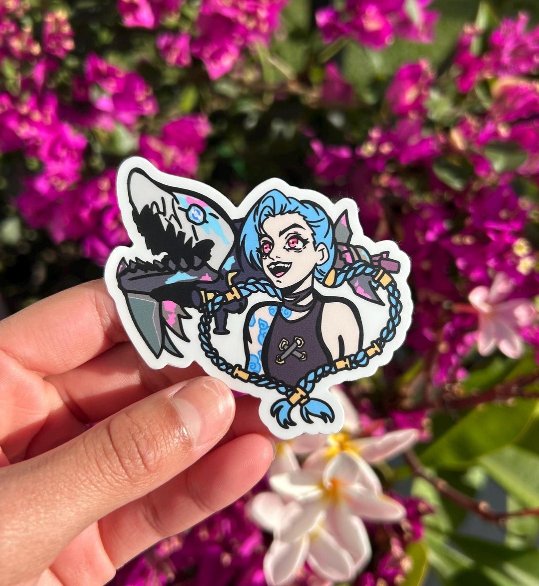 Arcane Sticker | Arcane Jinx Stickers | Jinx Sticker - Etsy