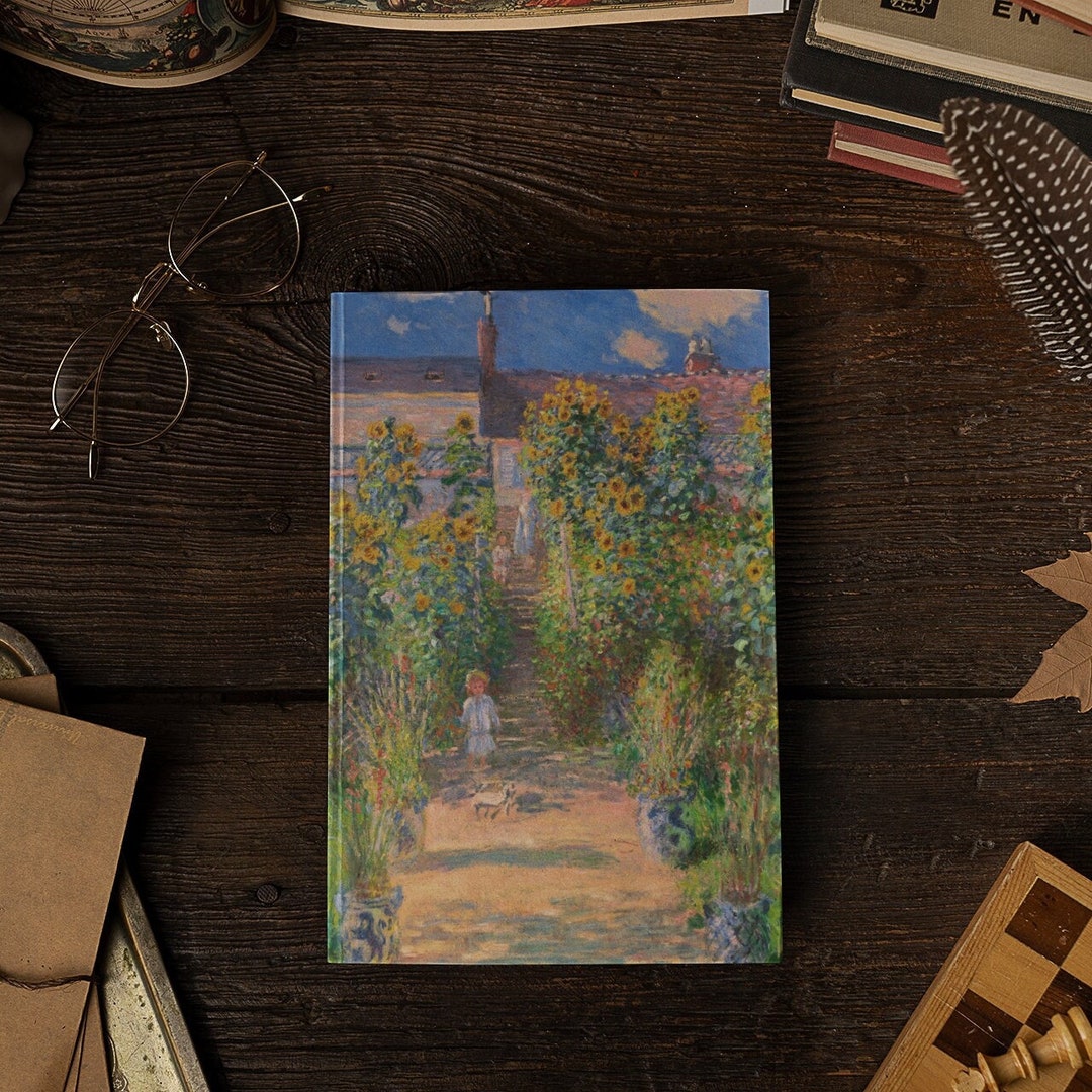 Cottage Core Hardcover Journal, Vintage Aesthetic Art, Hard Cover ...