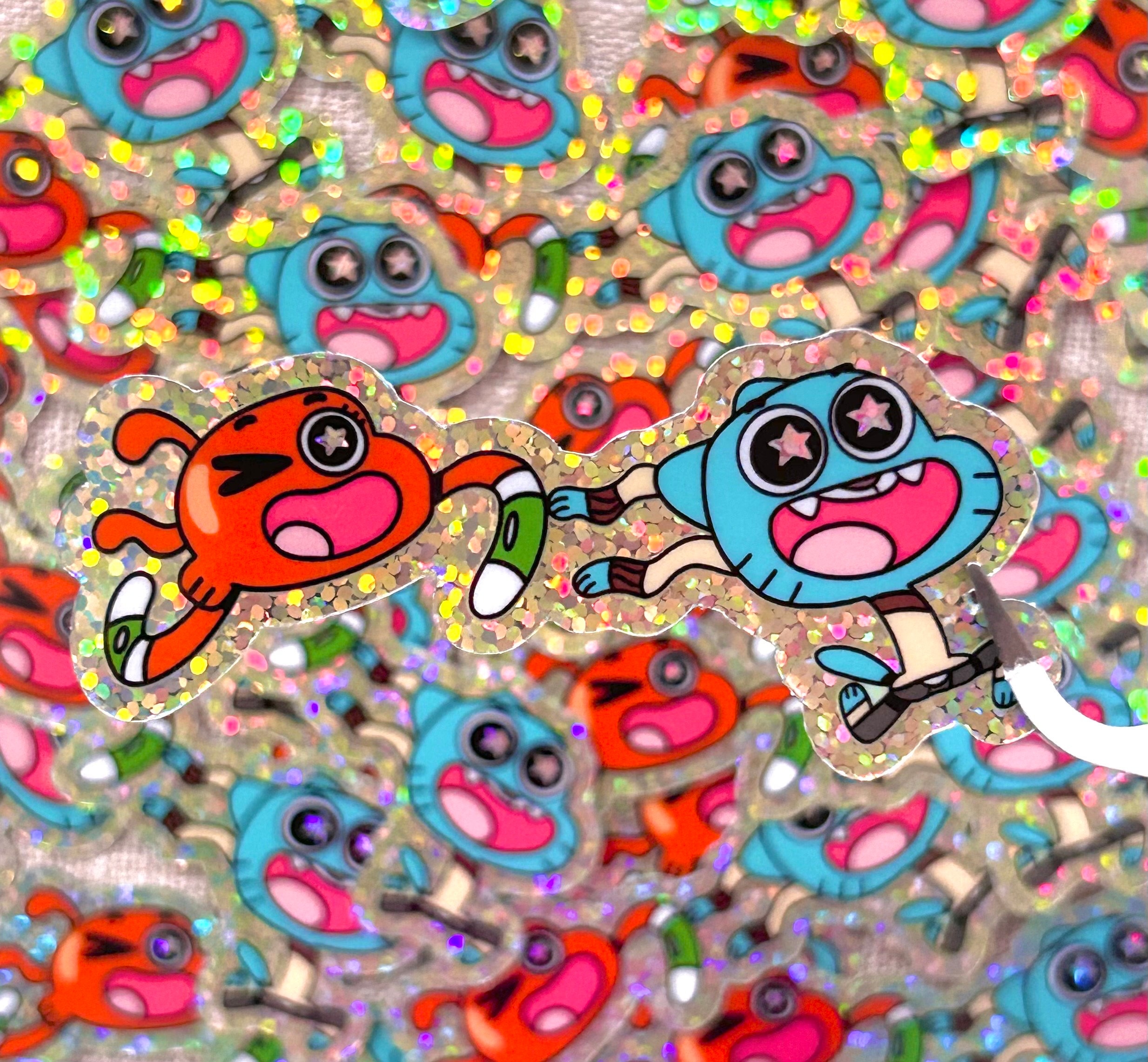 Amazing World of Gumball L Darwin L Gumball L Cartoon Stickers L the ...