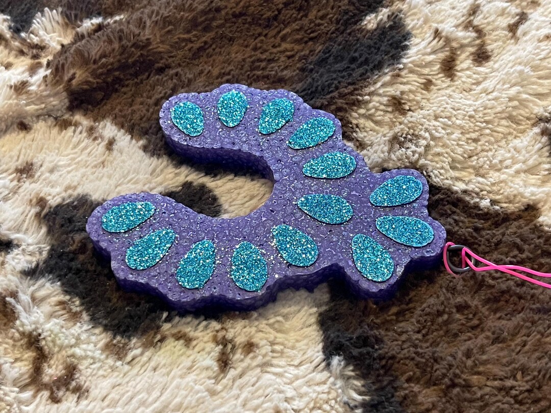 Purple Squash Blossom Freshie, Cool Water Scented - Etsy