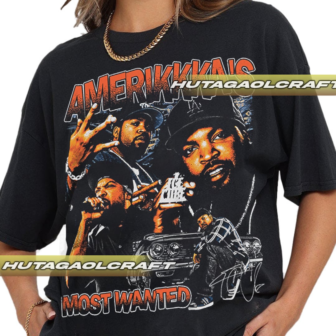 Limited Ice Cube Amerikkkas Most Wanted Vintage T-shirt, Gift for Woman ...