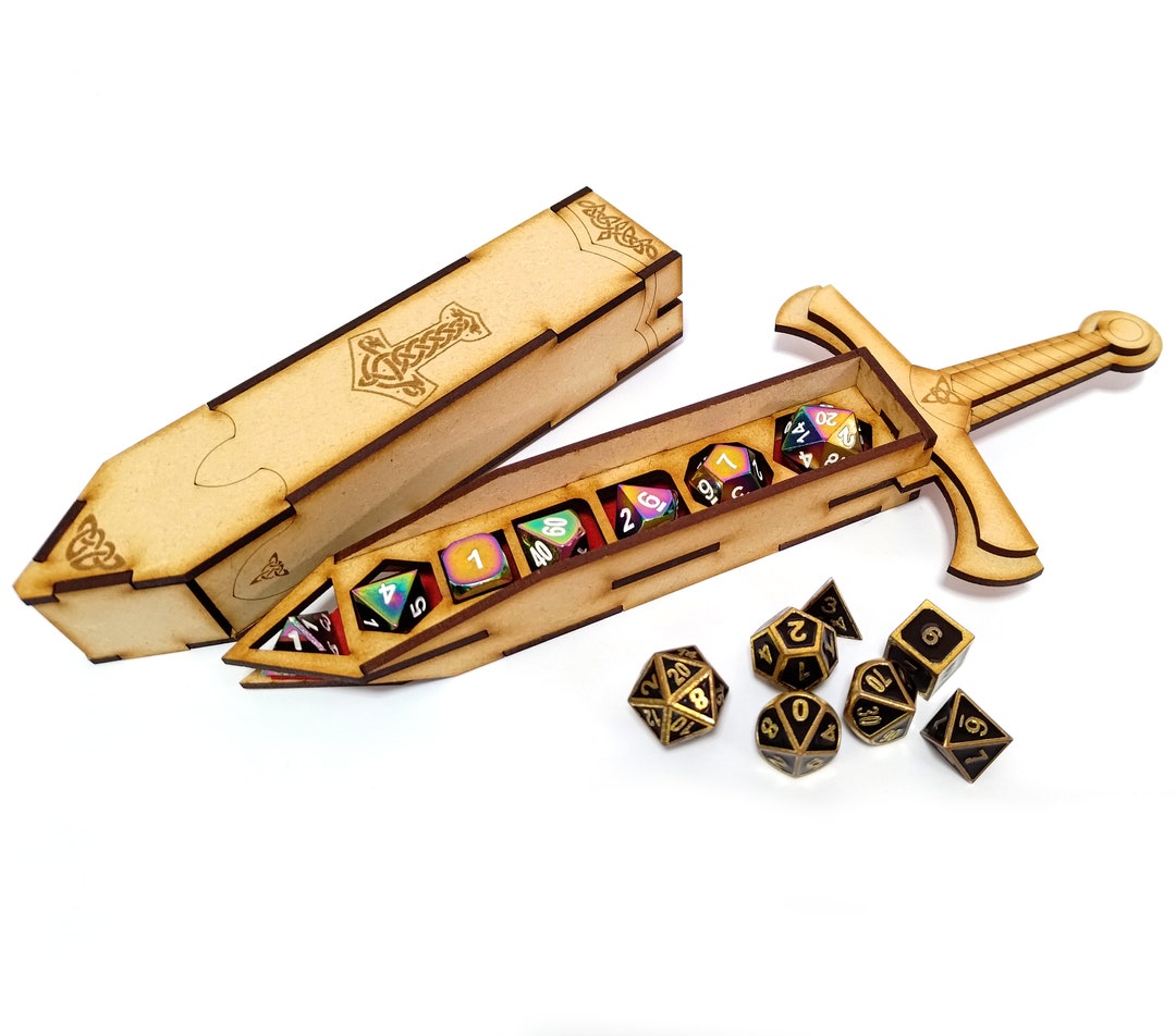 Dagger Dice Box Digital Files, Laser Cut 3mm DXF SVG - Etsy Australia