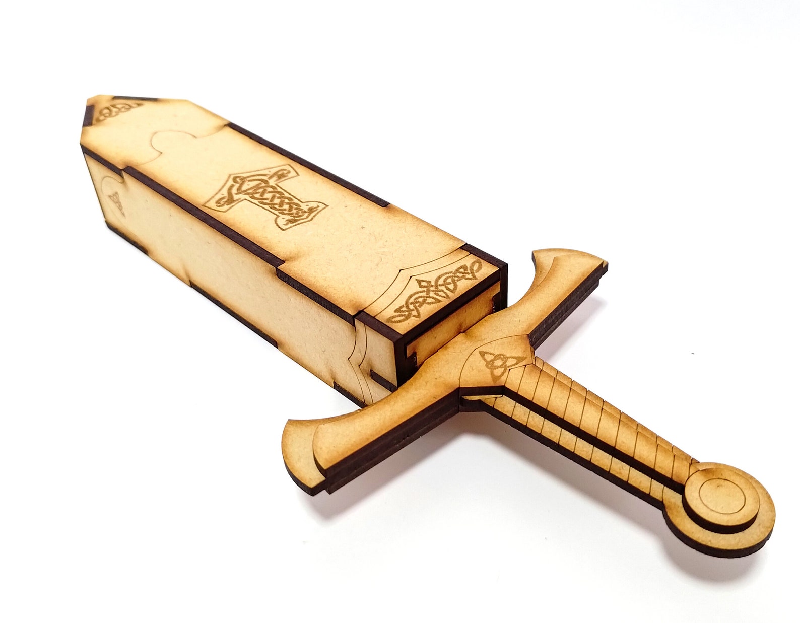 Dagger Dice Box Digital Files, Laser Cut 3mm DXF SVG - Etsy