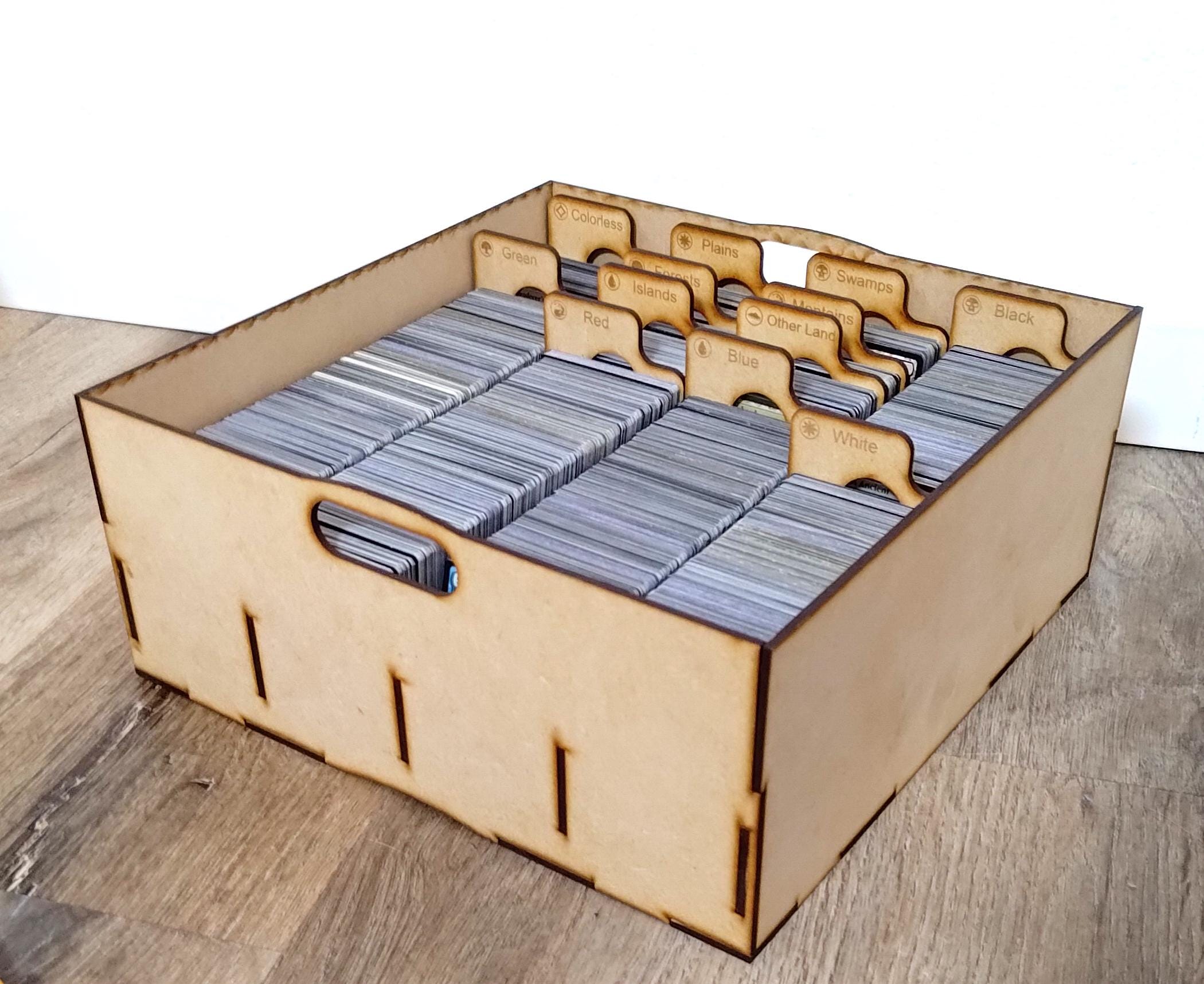 Card Storage Box Digital Files, 3mm, DXF, SVG, Laser Cut, MTG Cards. - Etsy