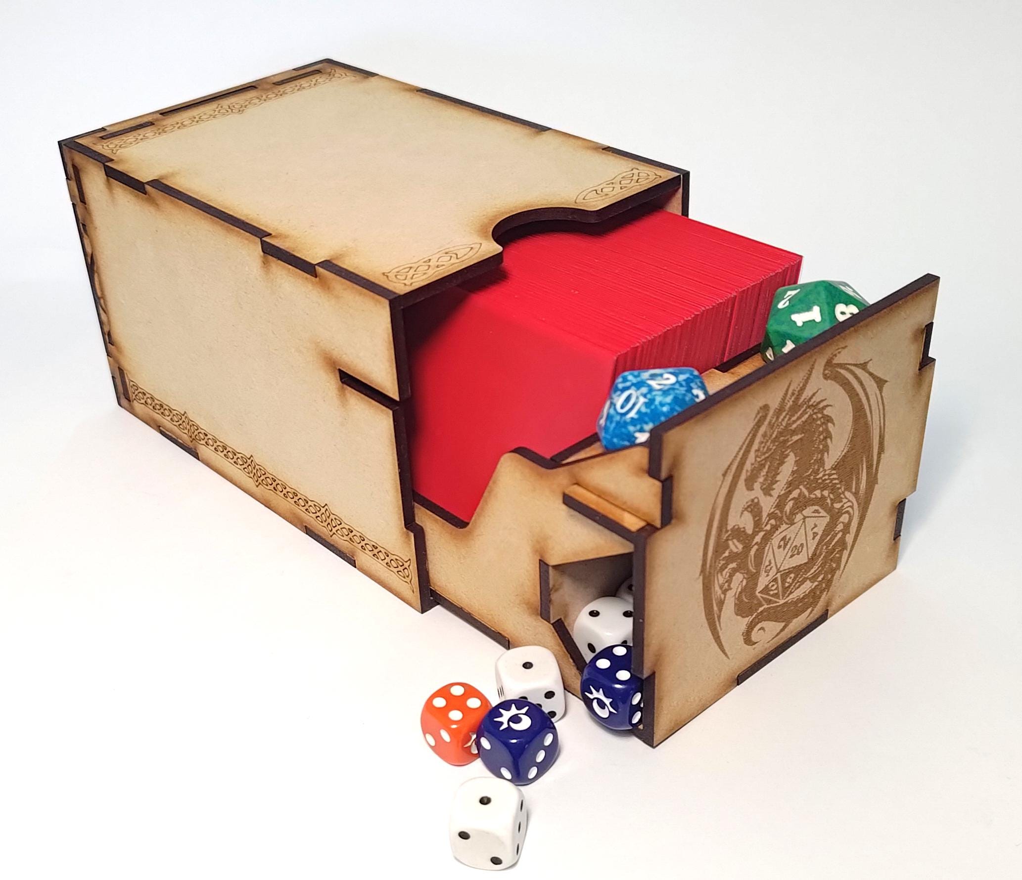 Sliding Deck Box Digital Files, 3mm or 5mm, DXF, SVG, Laser Cut, MTG ...