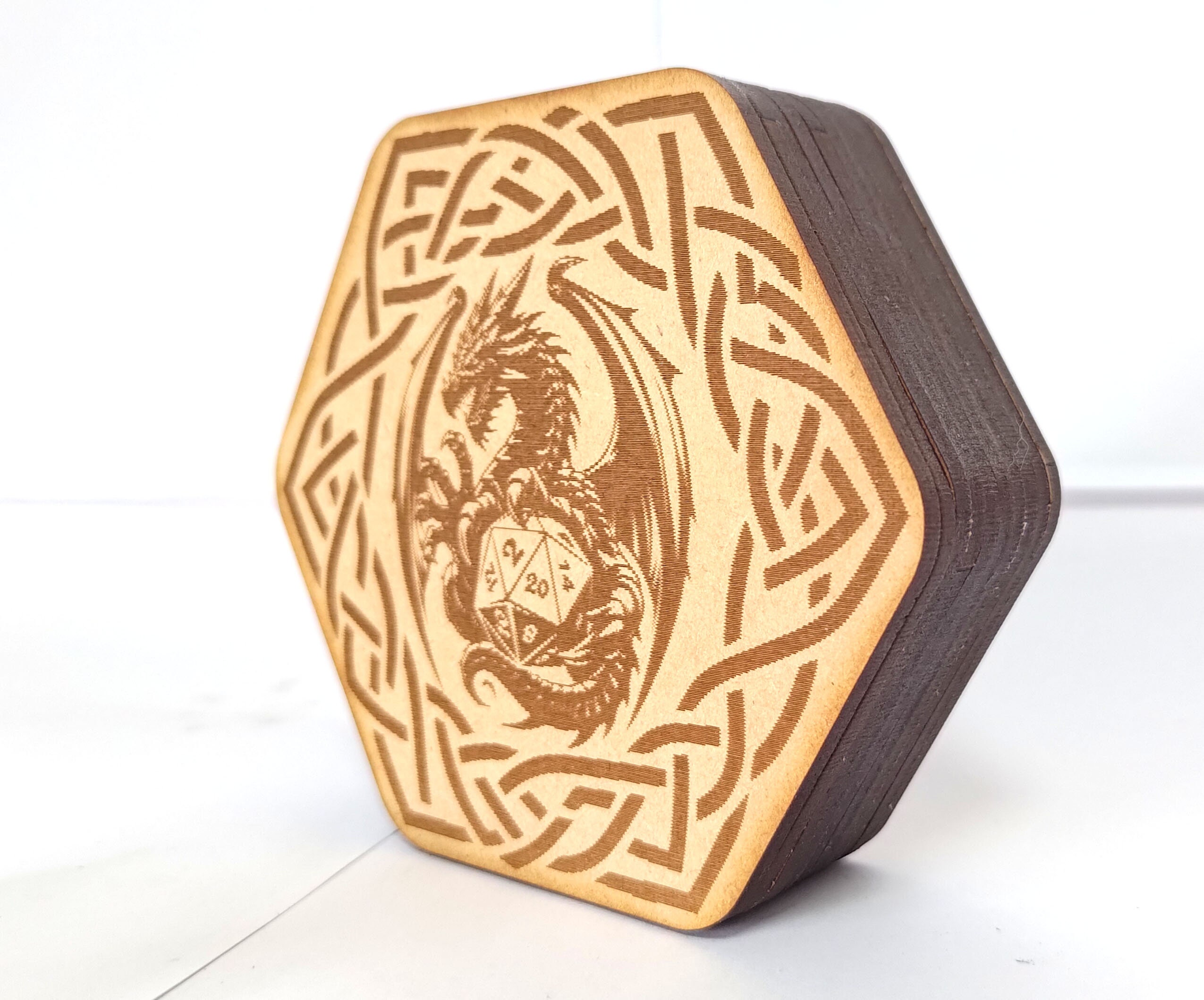 Layered Dice Box Hexagon Digital Files, Laser Cut 3mm Wood, DXF SVG - Etsy