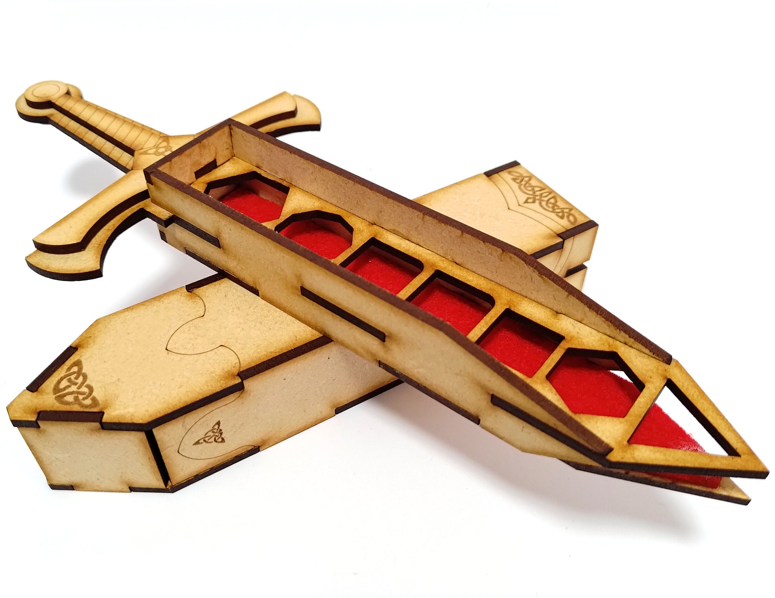 Dagger Dice Box Digital Files, Laser Cut 3mm DXF SVG - Etsy