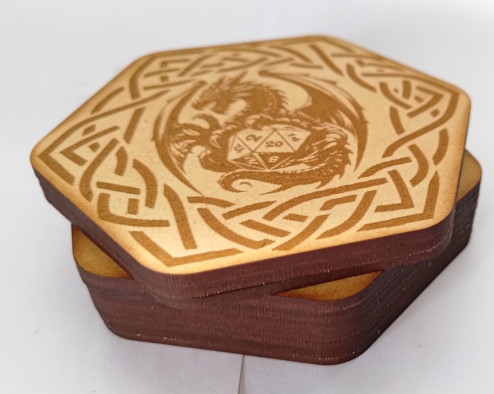 Layered Dice Box Hexagon Digital Files, Laser Cut 3mm Wood, DXF SVG - Etsy