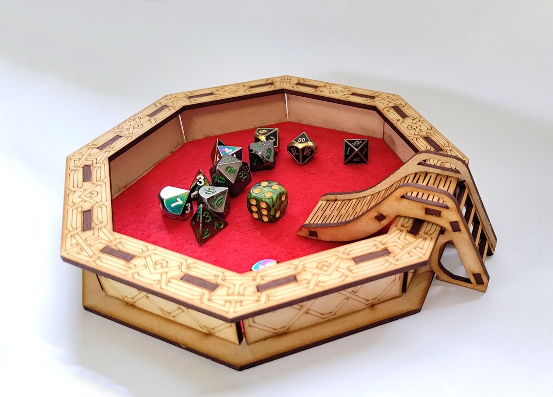 Hexagon Dice Tray Digital Files, Laser Cut and Etch 3mm Wood With Inner ...