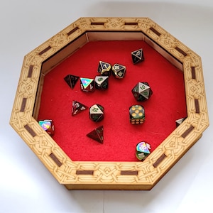 Hexagon Dice Tray Laser Cut Files: Wood & Fabric (SVG DXF) - Etsy