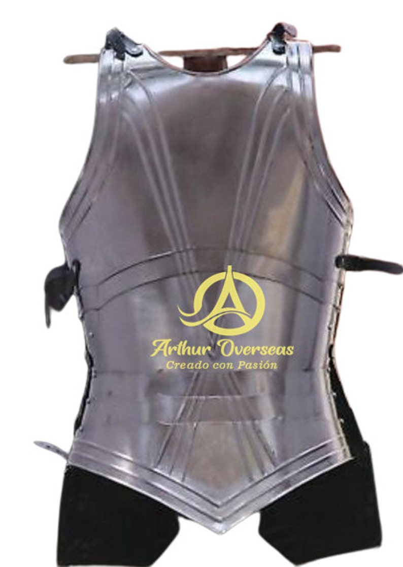 Medieval 18 Gauge Steel Knight Gothic Chest Armor Cuirass With Tassets ...