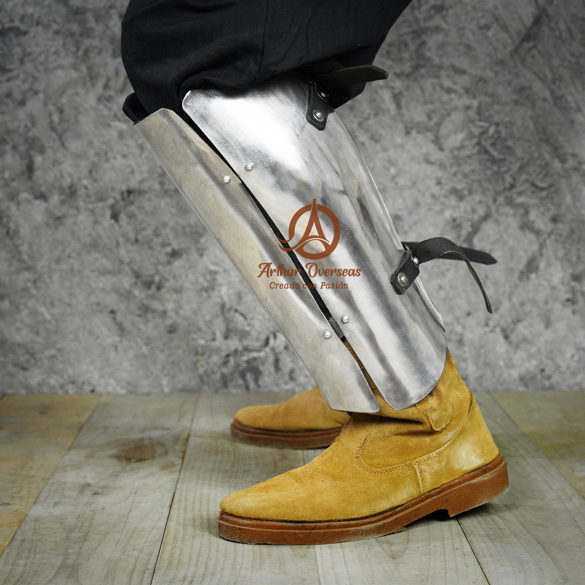 Roman Greaves East Leg Armor Medieval Leg Guard Silver Polish Steel Leg ...