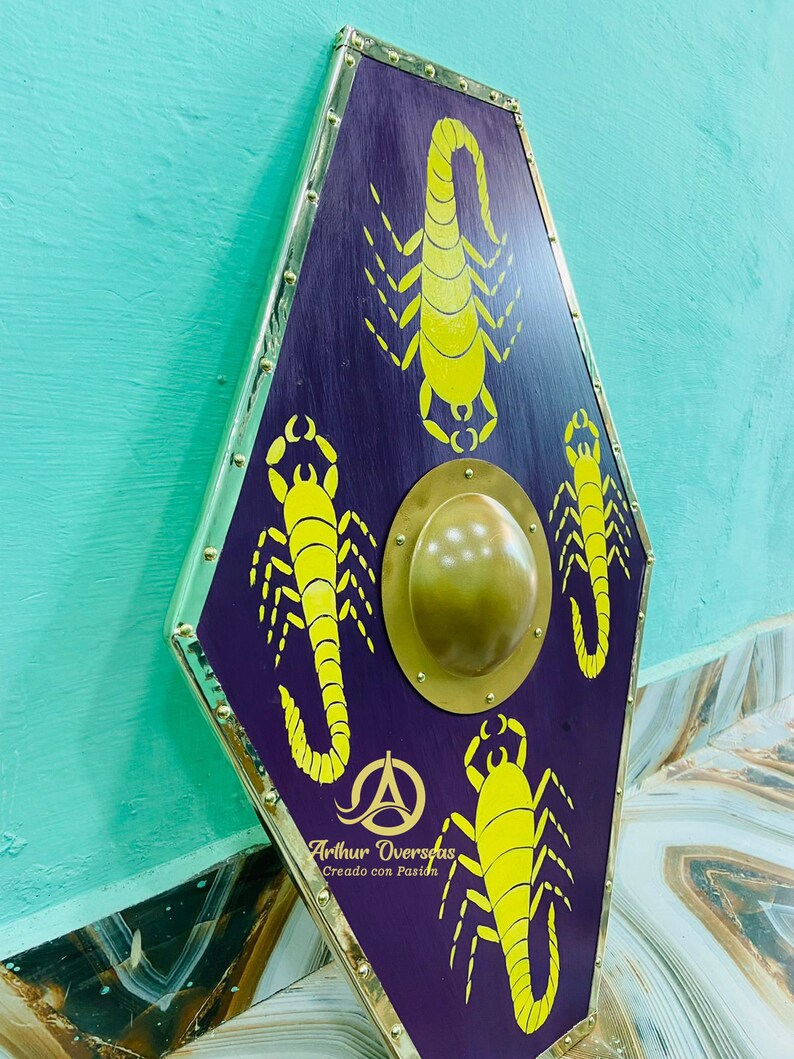 Handmade 28-inch Wooden Roman Praetorian Cavalry Shield Medieval ...