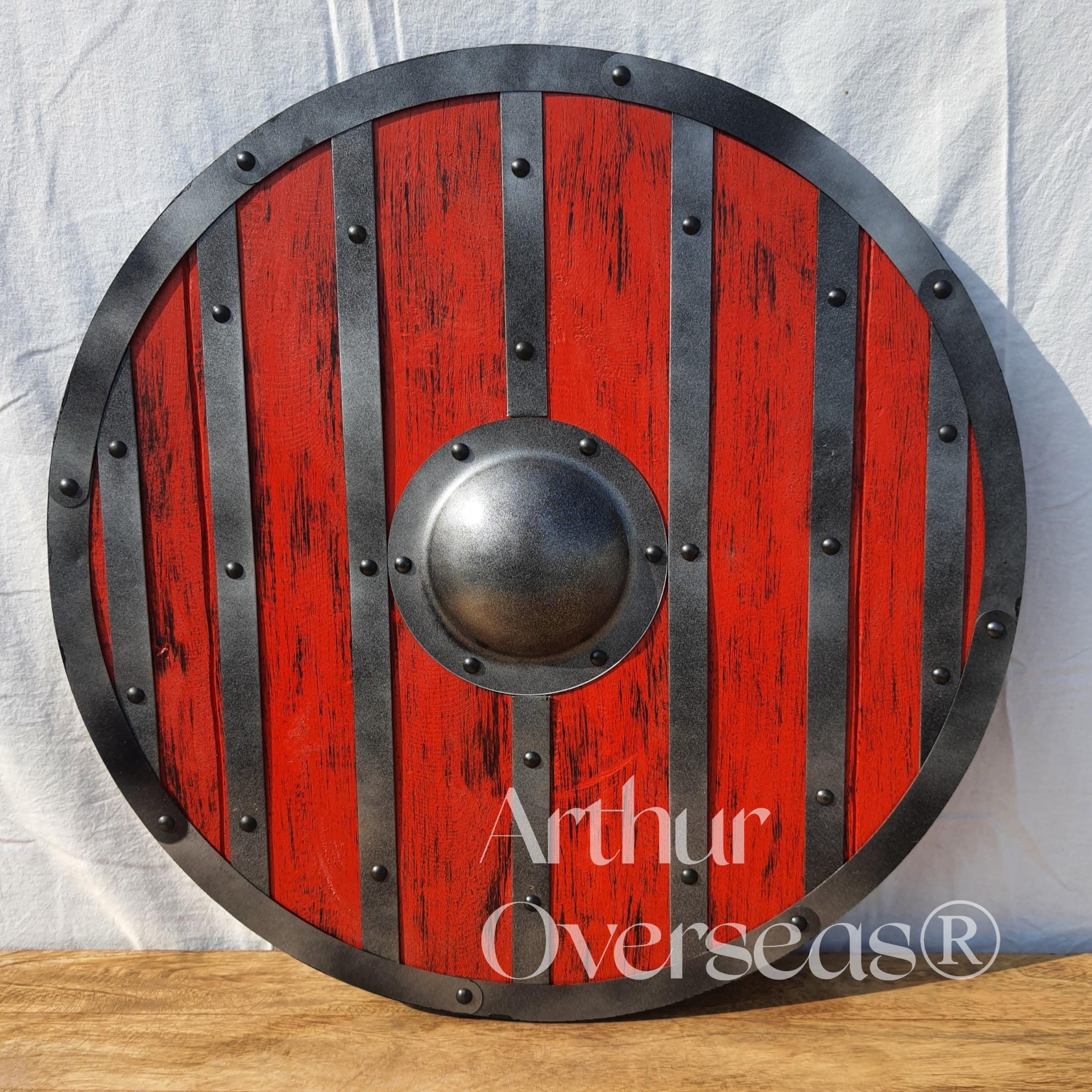 Bjorn Ironside Viking Shield: Handmade Norse Decor for LARP, Cosplay - Etsy
