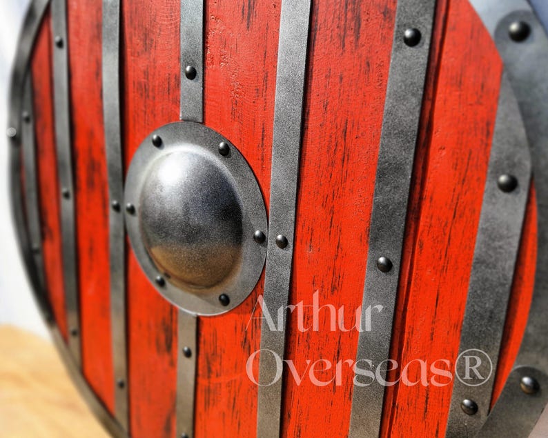 Bjorn Ironside Viking Shield: Handmade Norse Decor for LARP, Cosplay - Etsy
