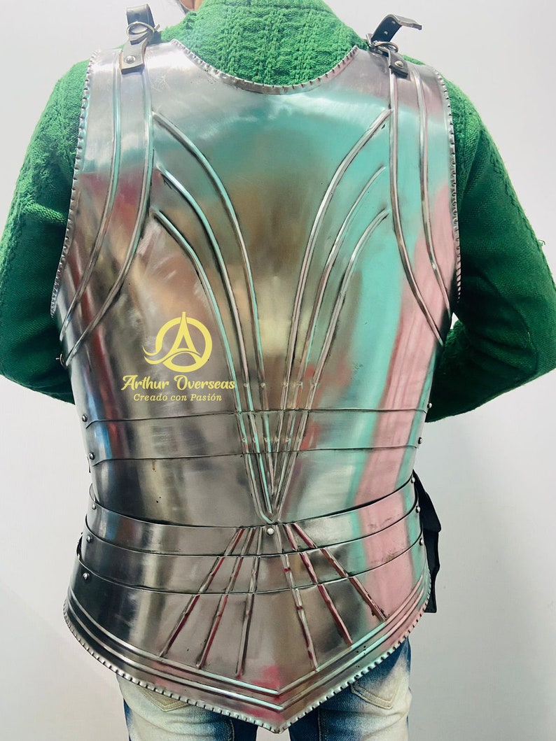 Medieval 18 Gauge Steel Knight Gothic Chest Armor Cuirass With Tassets ...