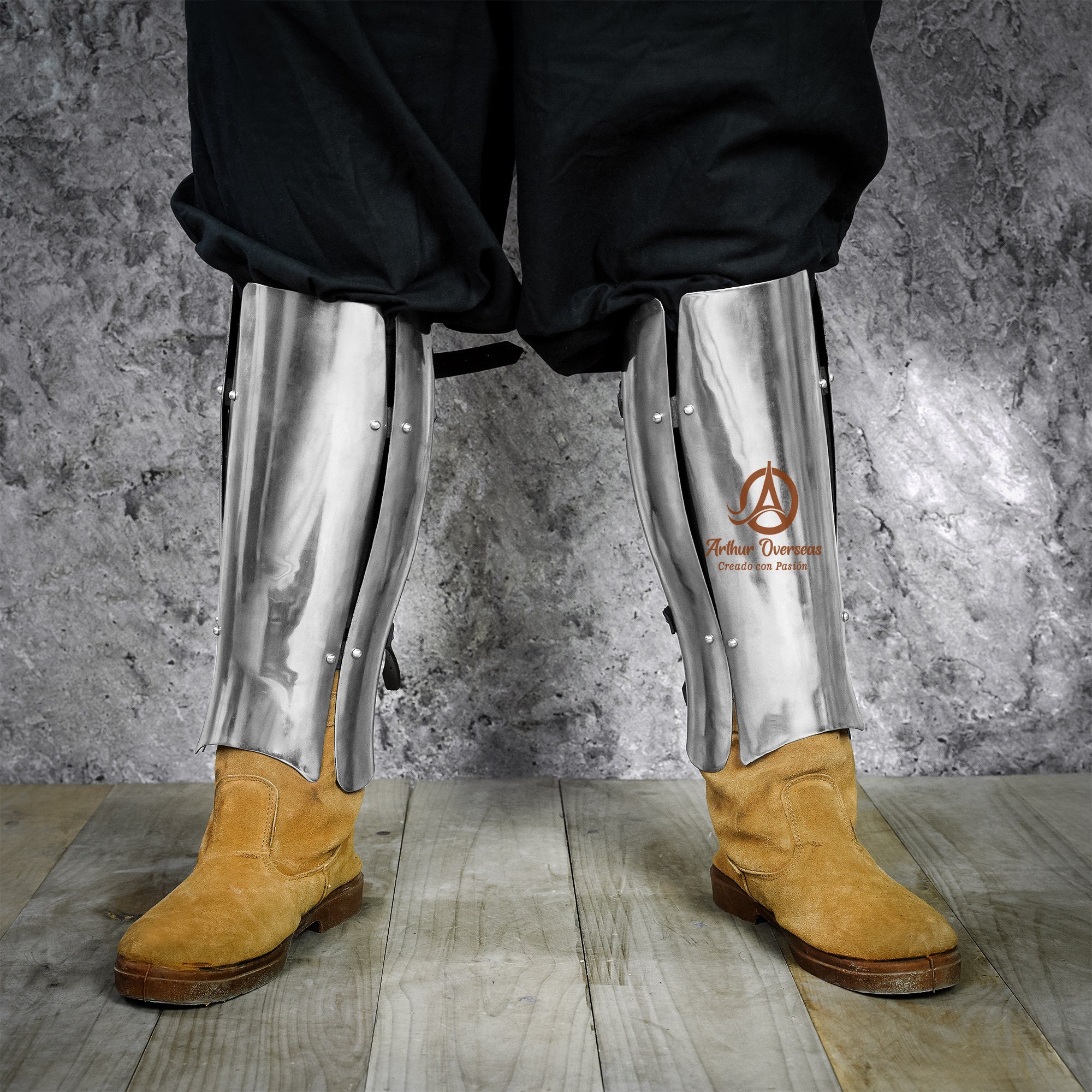 Roman Greaves East Leg Armor Medieval Leg Guard Silver Polish Steel Leg ...