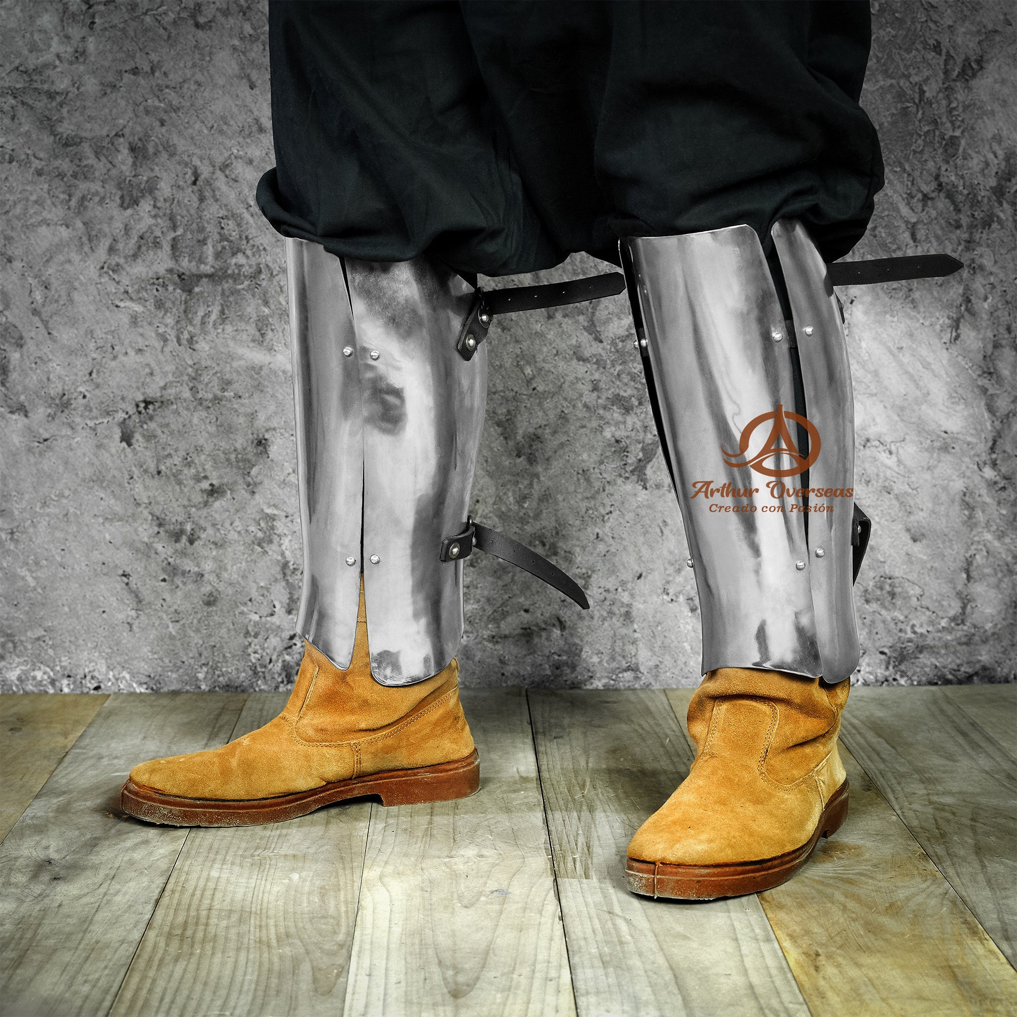 Roman Greaves East Leg Armor Medieval Leg Guard Silver Polish Steel Leg ...