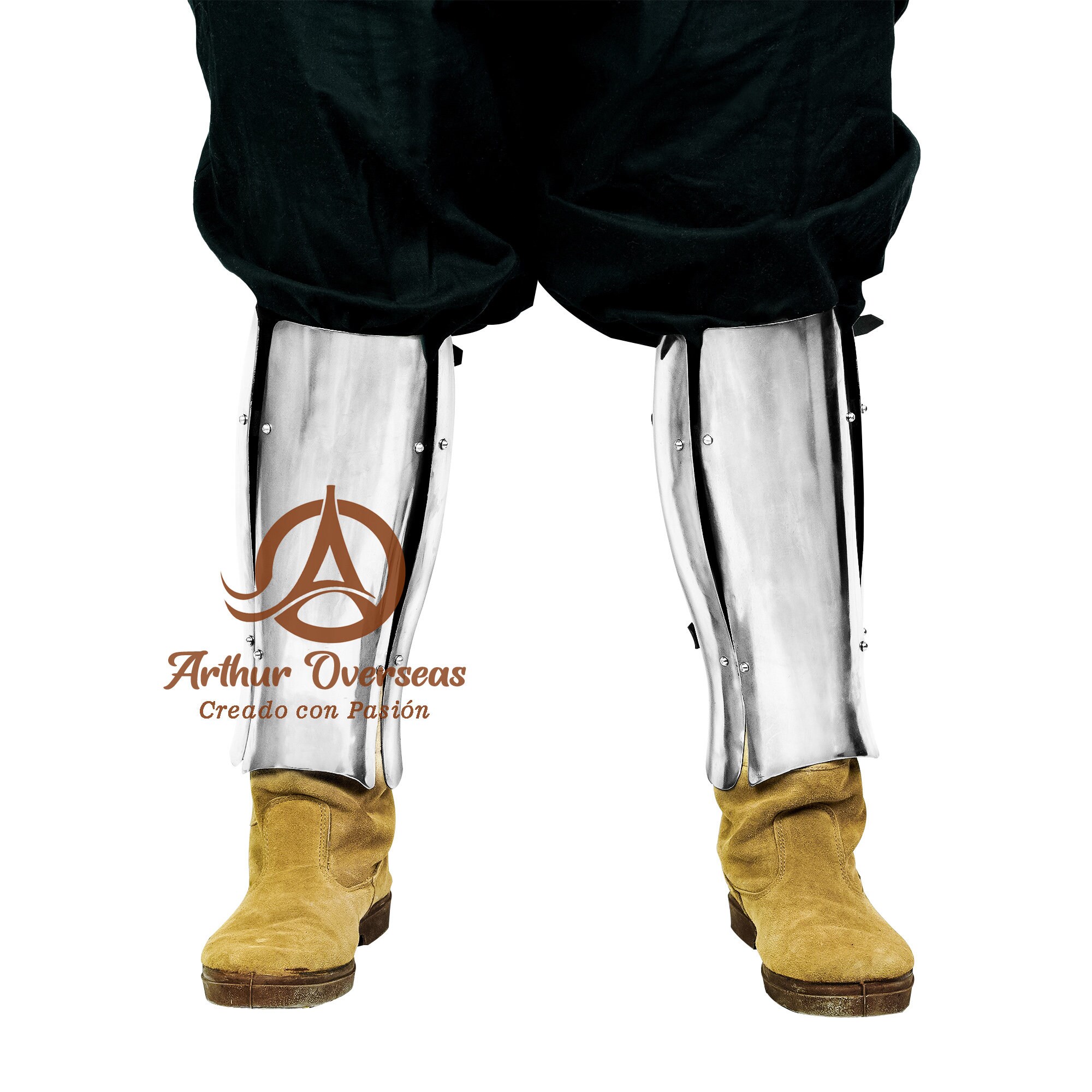 Roman Greaves East Leg Armor Medieval Leg Guard Silver Polish Steel Leg ...