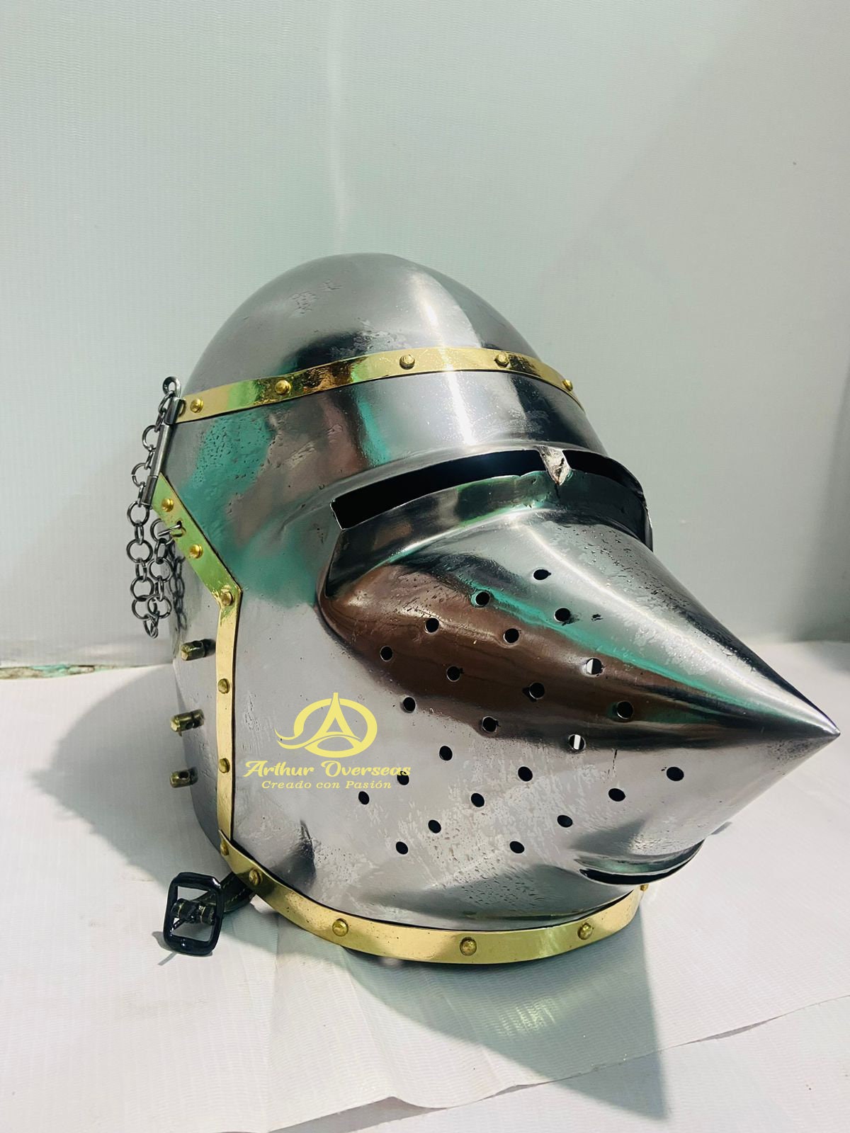 Medieval 18 Gauge Pig Face Armour Helmet Bascinet Knight Armor Helmet Sca Larp Knight Pig Face ...