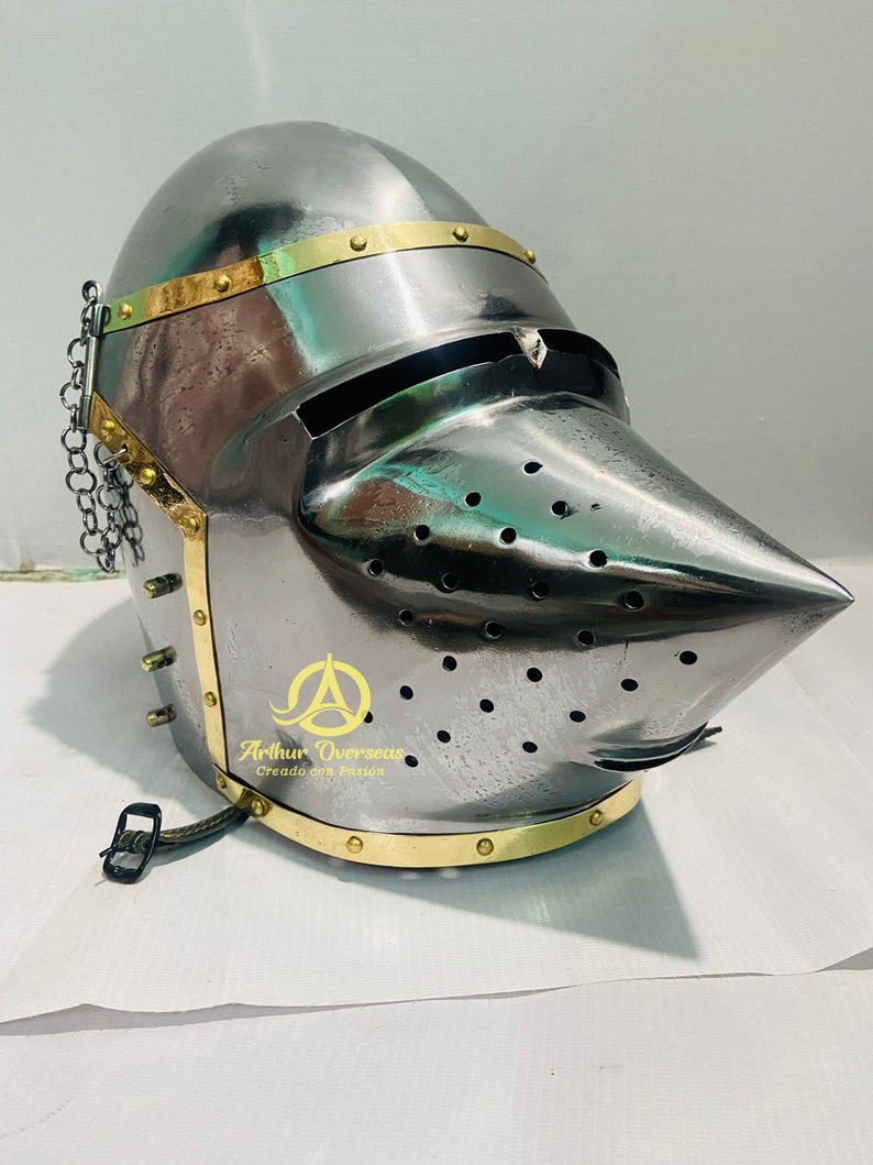 Medieval 18 Gauge Pig Face Armour Helmet Bascinet Knight Armor Helmet Sca Larp Knight Pig Face ...