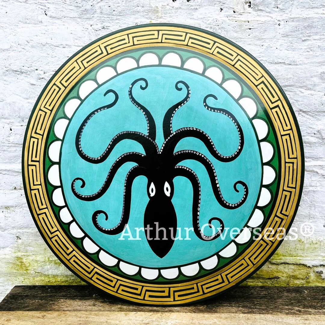 Historically Accurate Greek Hoplite Shield – Acacia Wood, Marine ...