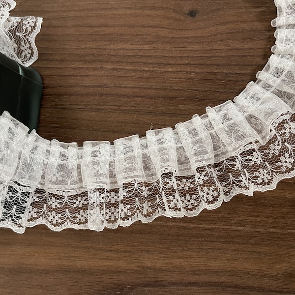 Double Ruffle Lace - Etsy