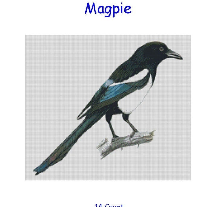 Magpie Pattern - Etsy