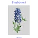 Texas Yellow Rose and Bluebonnet Cross Stitch Pattern - Etsy