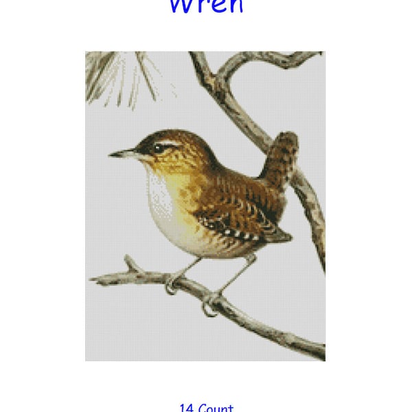 Cross Stitch Wren Patterns - Etsy