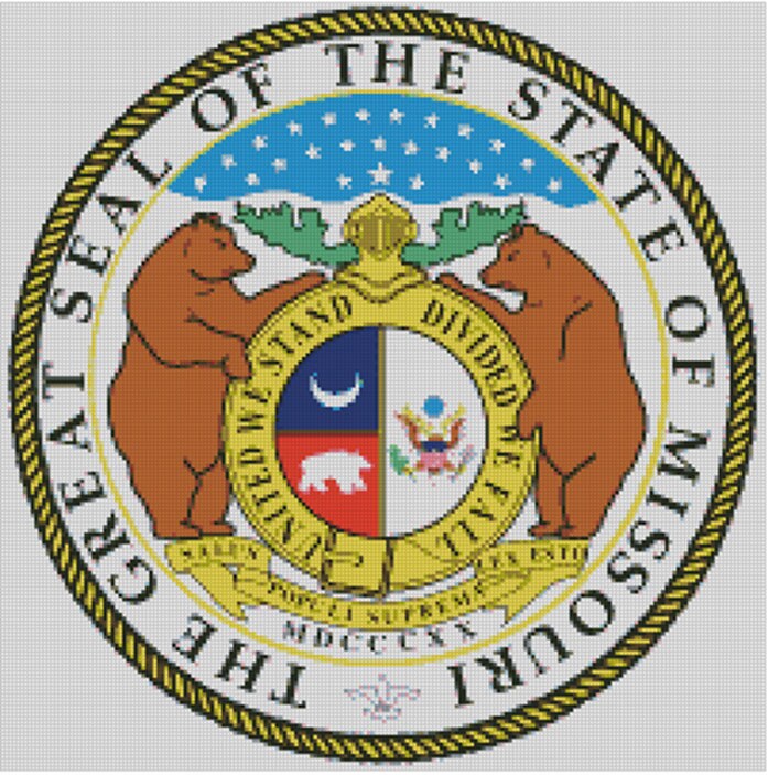 Cross Stitch Chart, Pattern, Missouri, State, Seal, Emblem, Badge - Etsy