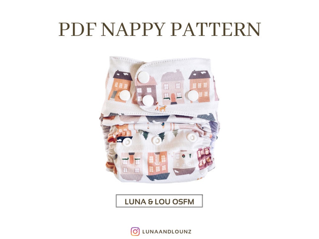 Original OSFM one Size Fits Most PDF Cloth Nappy/diaper - Etsy