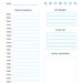 Daily Schedule - Blue - Etsy