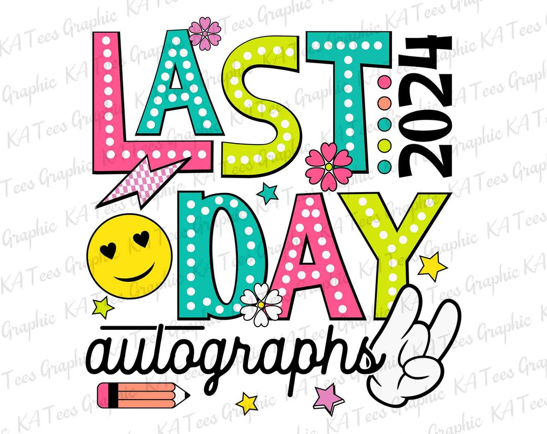 Last Day Auto Graphs Dalmatian Dots SVG, Bright Doodle Svg, Hello ...