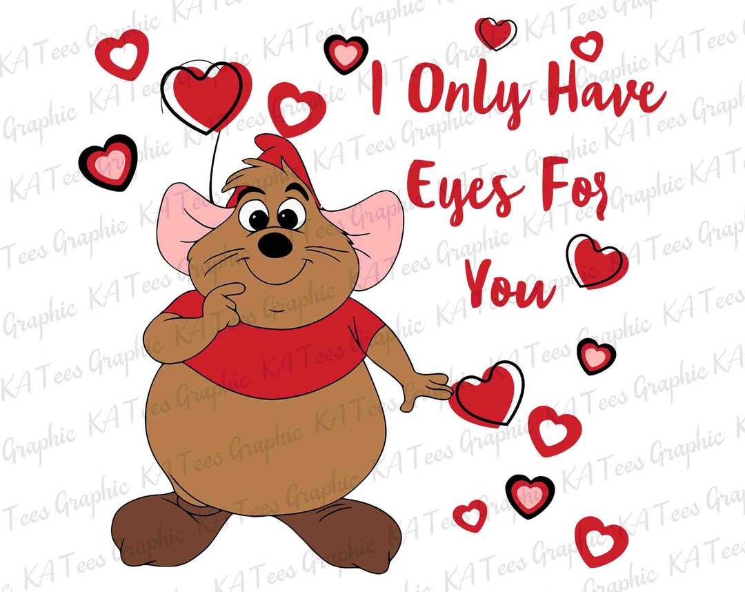 Ich habe nur Augen für dich SVG, Valentinstag SVG, Valentinstag Maus ...