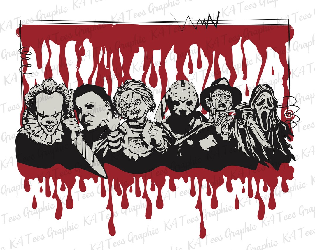 Halloween Horror Characters Svg, Halloween Png, Halloween Horror Movies ...