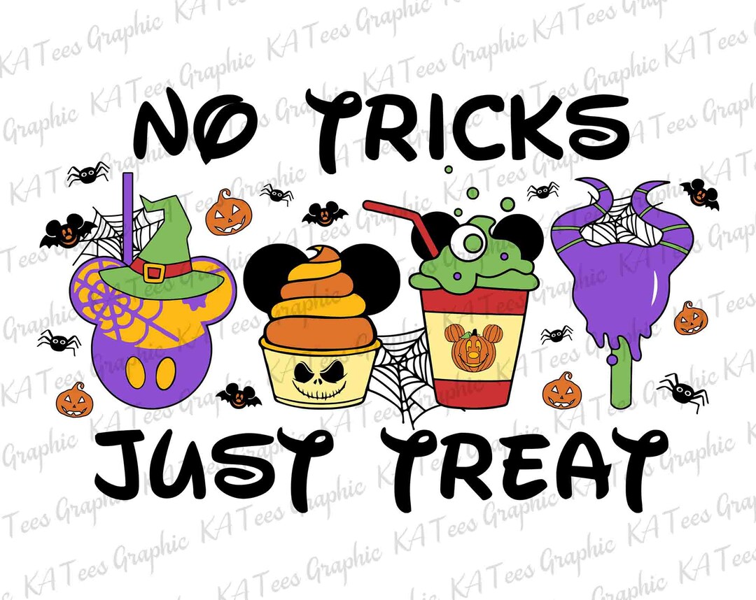 No Trick Just Treat SVG Halloween Svg Trick or Treat Svg - Etsy
