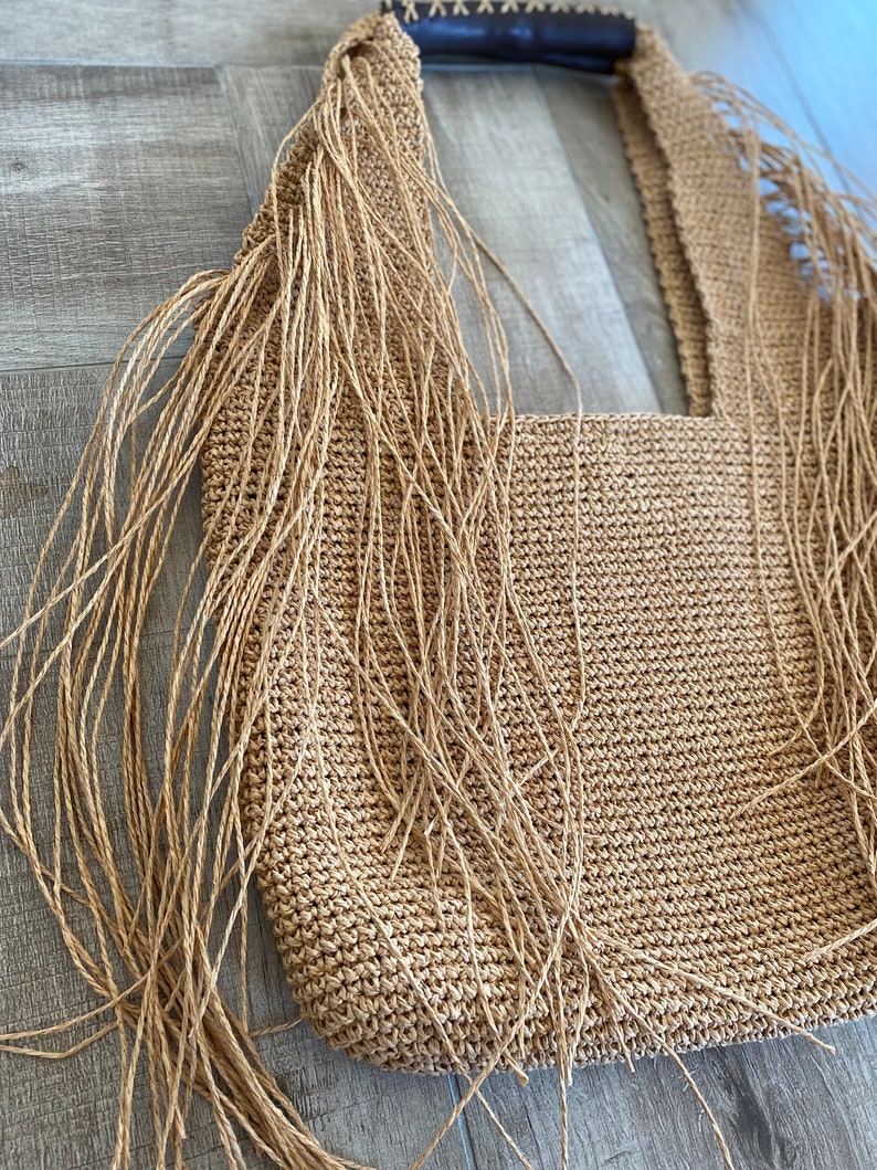 Raffia Tote Bag, Oversize Raffia Bag, Straw Bag, Shoulder Bag, Raffia ...