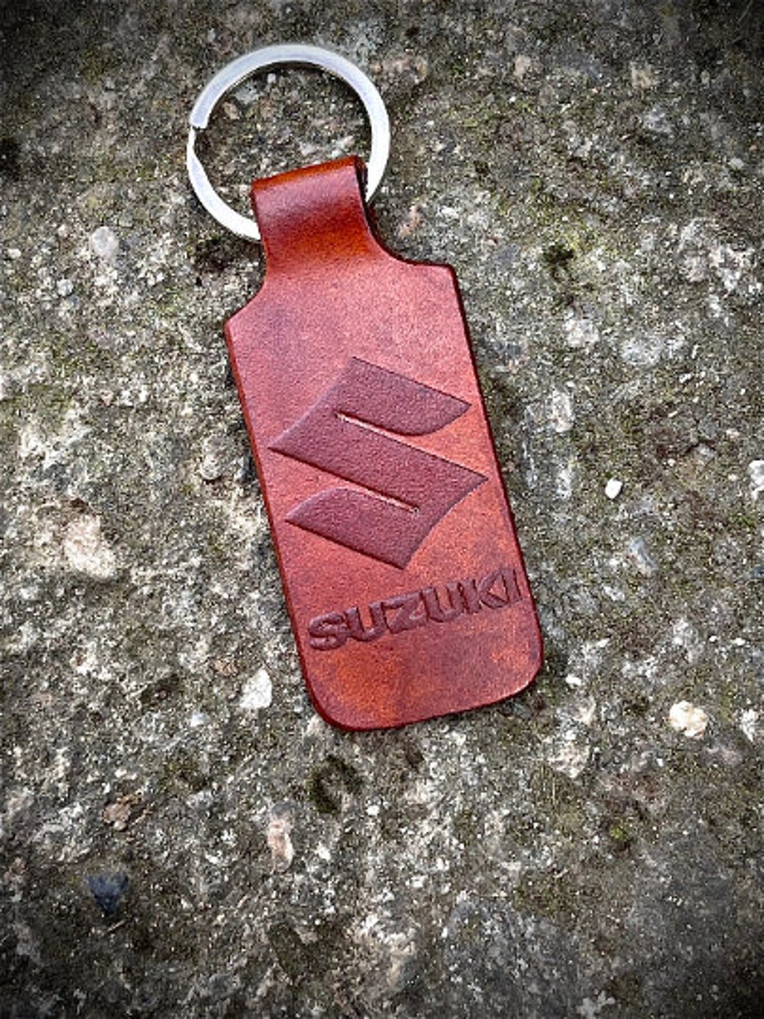 Leather Keychain, Handmade Leather Keychain, Personalized Gift, Dad ...