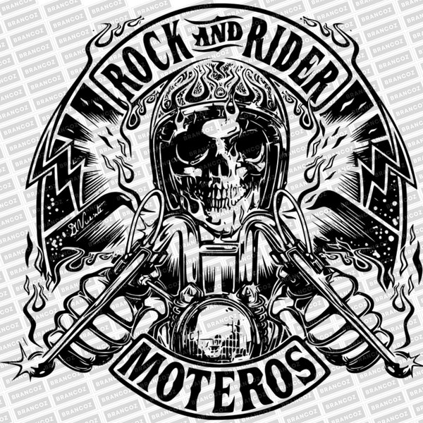 Motorcycle Rockers Svg - Etsy