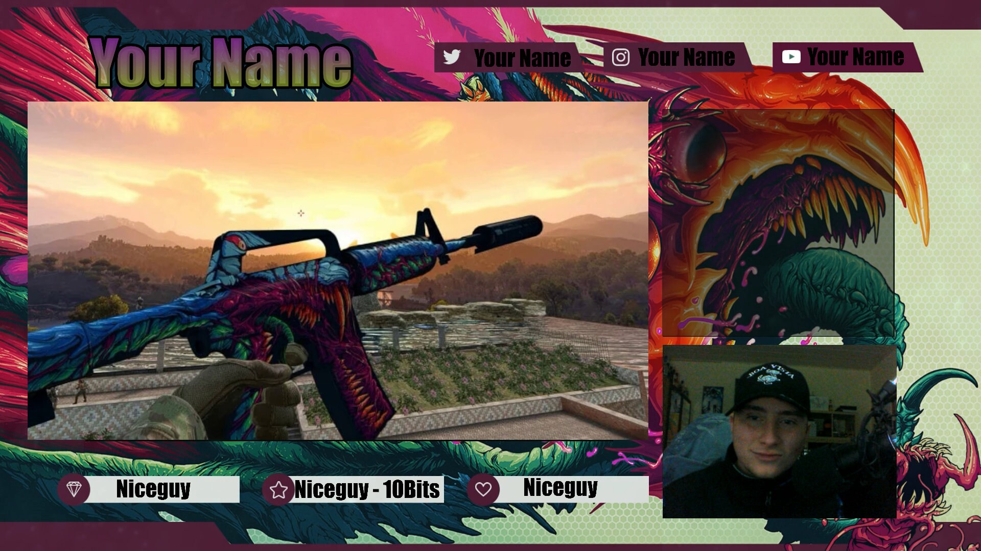 Animation Cs:go Hyperbeast Streamoverlay - Etsy