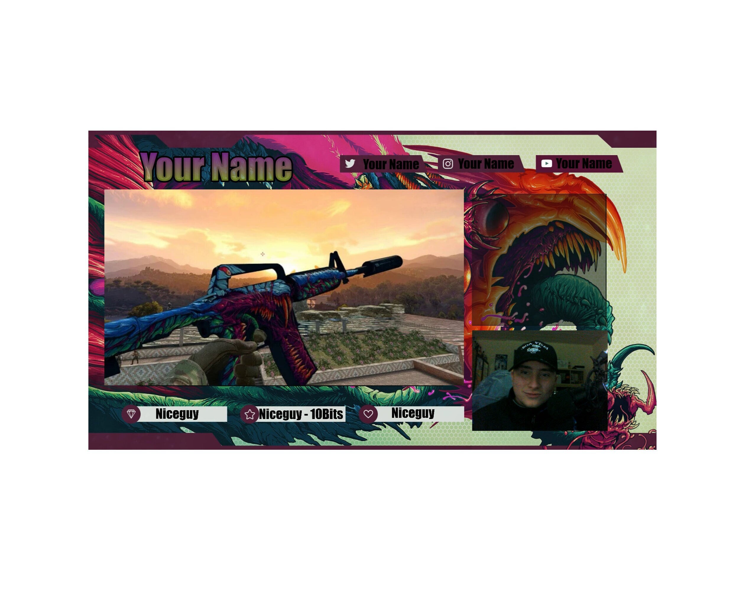 Animation Cs:go Hyperbeast Streamoverlay - Etsy