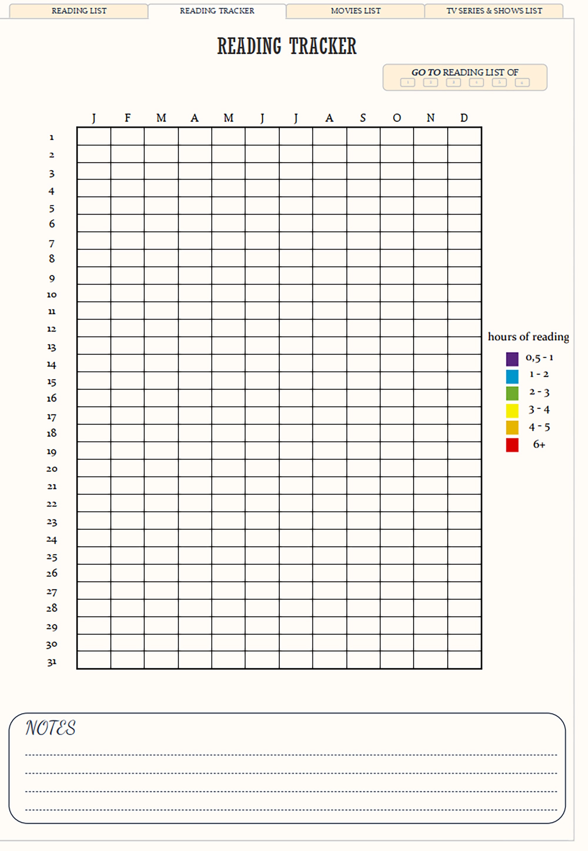 Digital Reading, Movies, Tv and Shows Tracker, Reading List, Reading ...