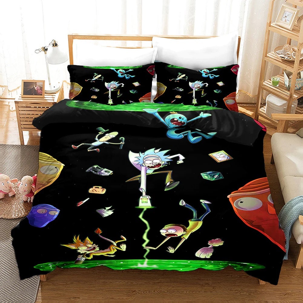 Rick and Rickandmorty Beddings,Cartoon Anime bedroom decor sold by ...