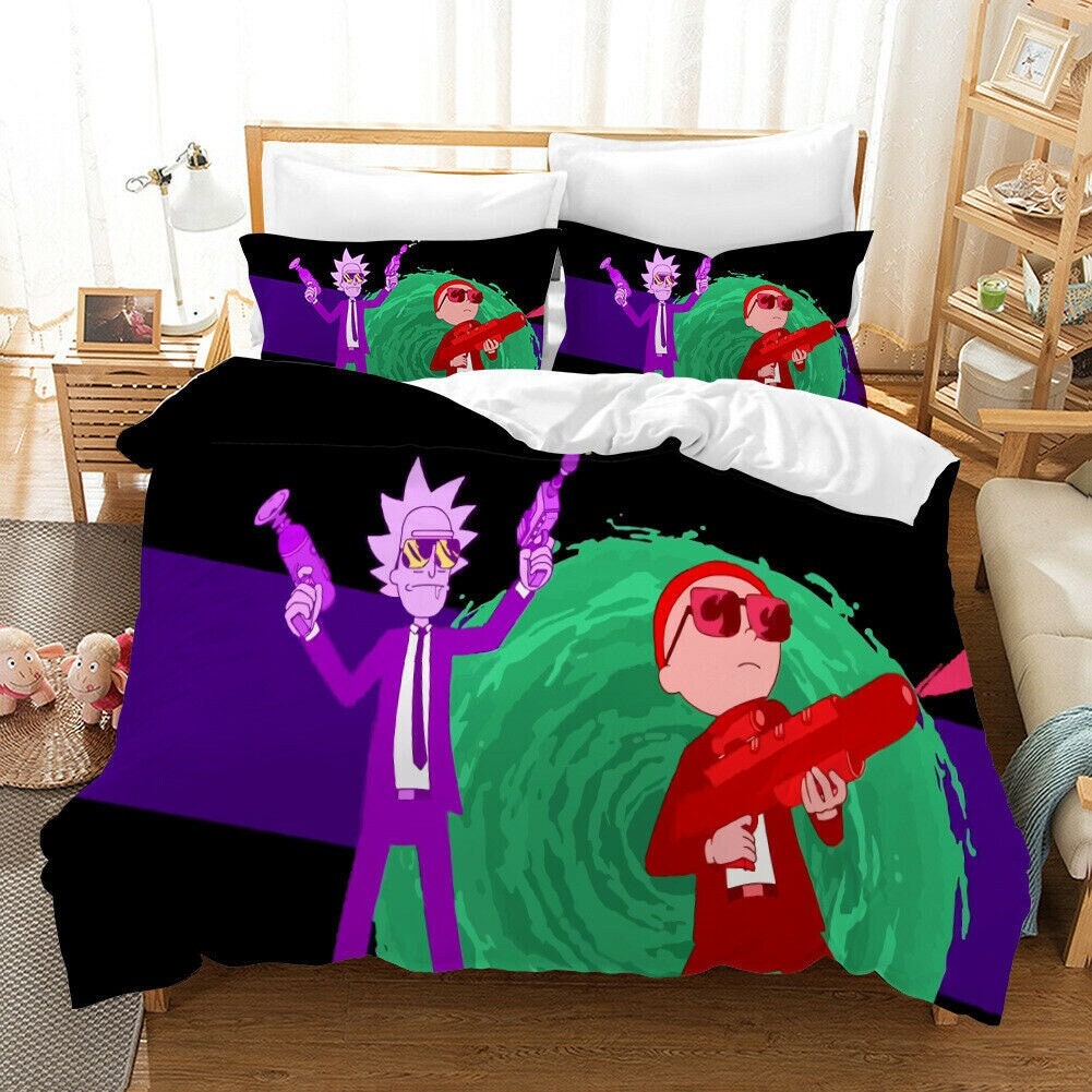 Rick and Rickandmorty Beddings,Cartoon Anime bedroom decor sold by ...