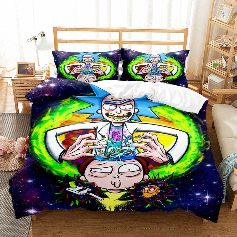 Rick and Rickandmorty Beddings,Cartoon Anime bedroom decor sold by ...