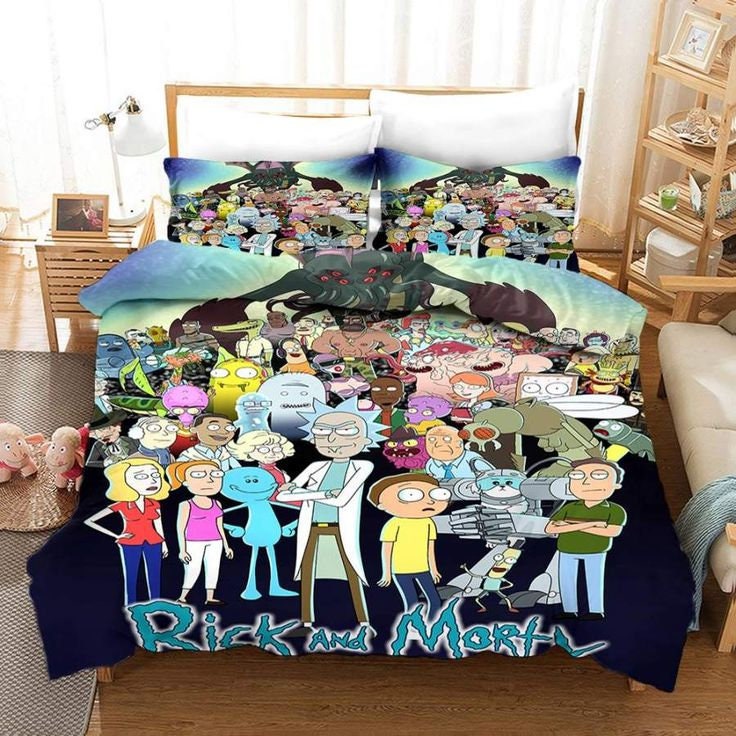 Rick and Rickandmorty Beddings,Cartoon Anime bedroom decor sold by ...