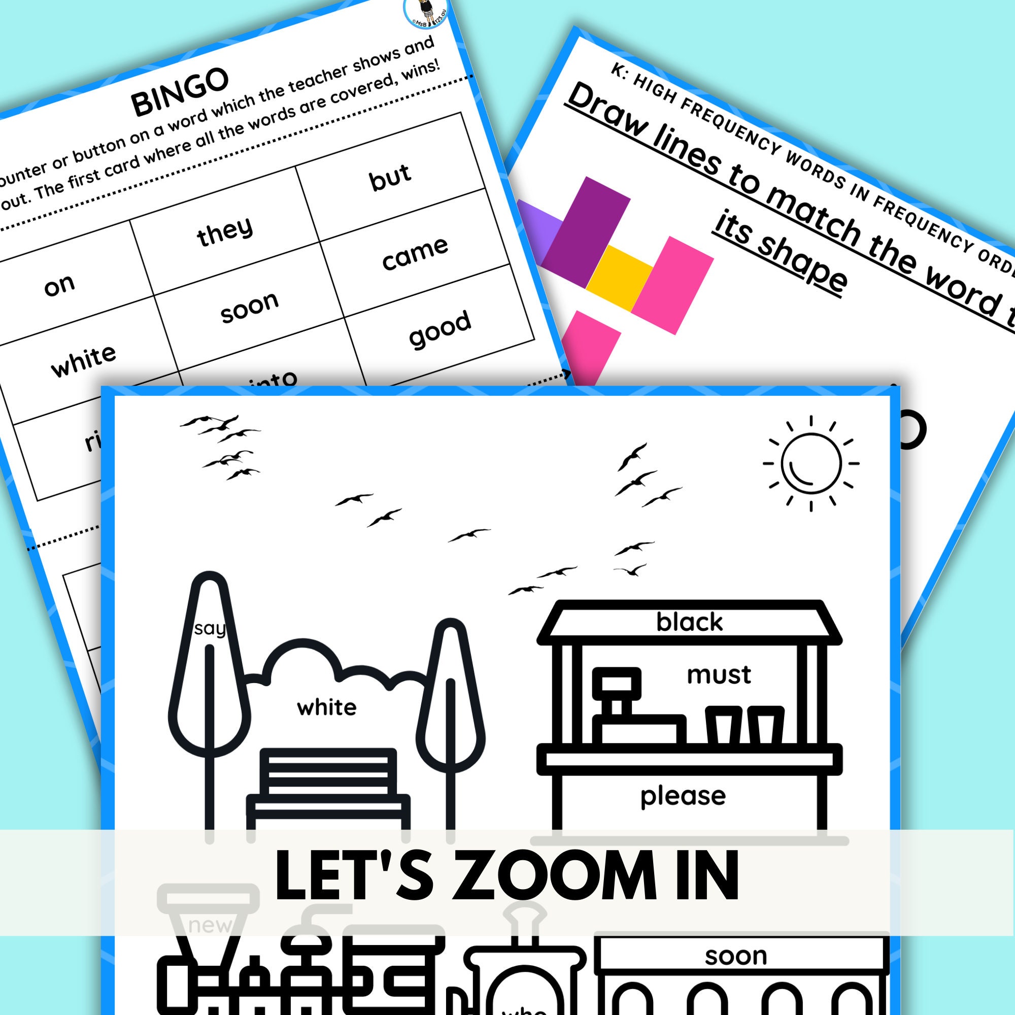 Dolch K-level Reading Sight Words - Etsy