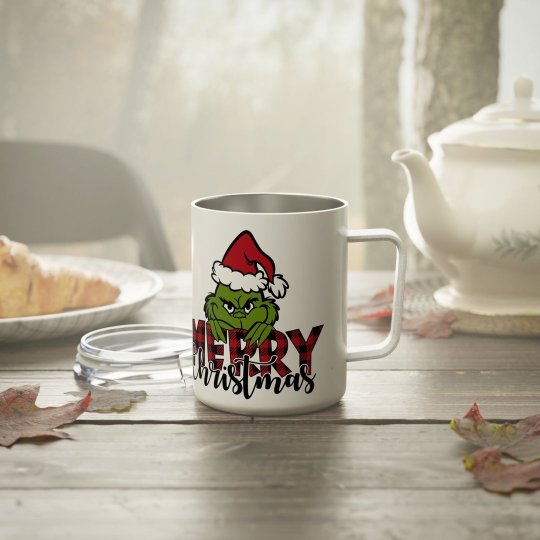 The Grinch Insulated Coffee Mug 10oz - Etsy